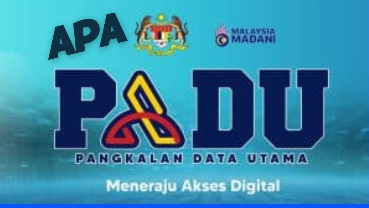 APA ITU PADU ( Pangkalan Data Utama) - YouTube