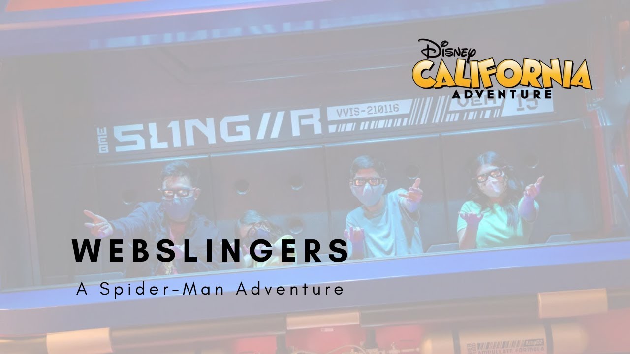 FULL POV! WEB SLINGERS: A Spider-Man Adventure Ride & Queue | Disney ...