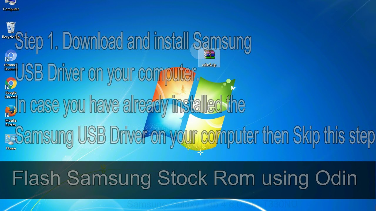 How to Samsung Galaxy Tab 4 8 0 SM T330NU Firmware Update (Fix ROM ...
