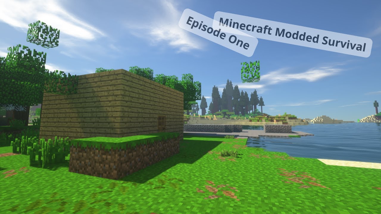 Starter Base Has Been Built | Minecraft Modded Survival EP 1 - YouTube