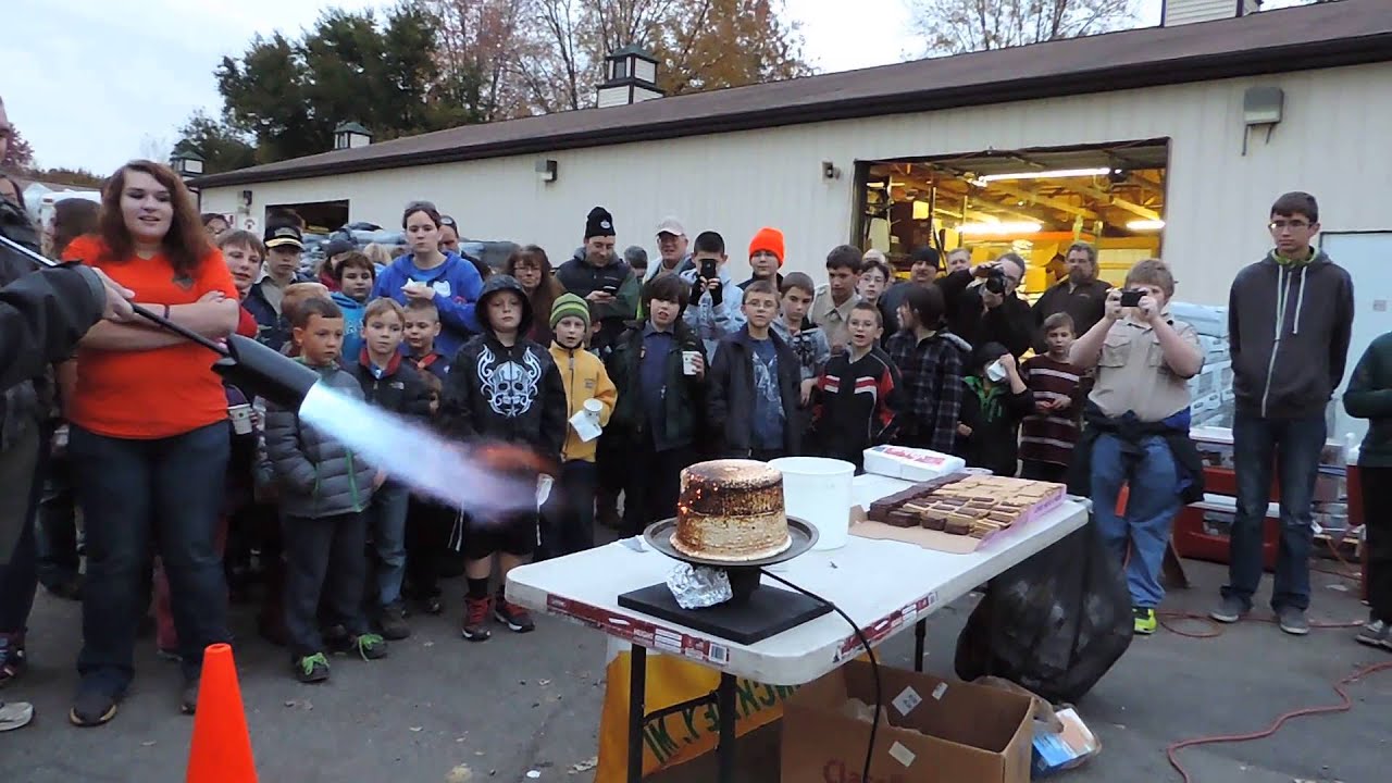 Troop 312 Venture Crew & Boy Scouts 4.5 Marshmallow Roast - YouTube