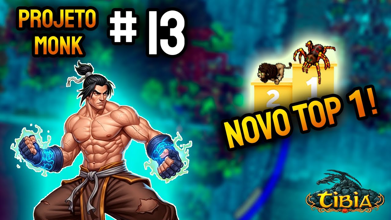 TIBIA: PROJETO MONK #13 | TEMOS UM NOVO TOP 1! A hunt que bateu meu ...