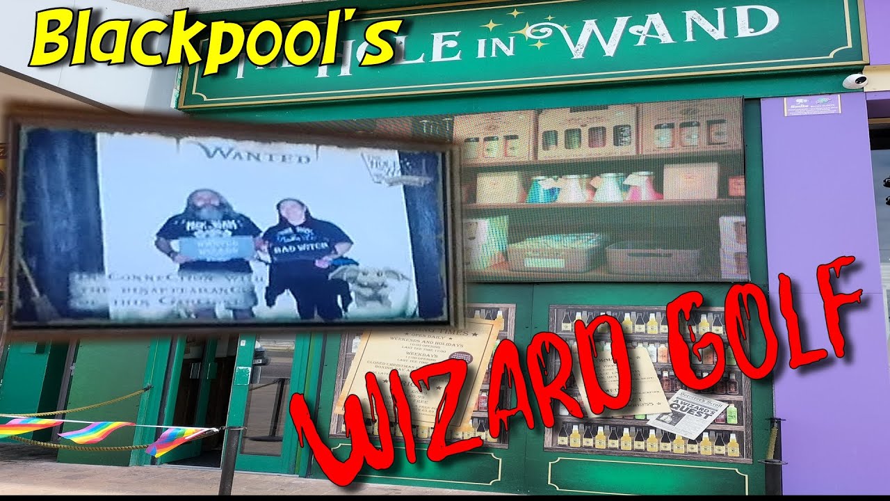 Wizard Golf Secrets EXPOSED at Blackpool's Hole In The Wand - YouTube
