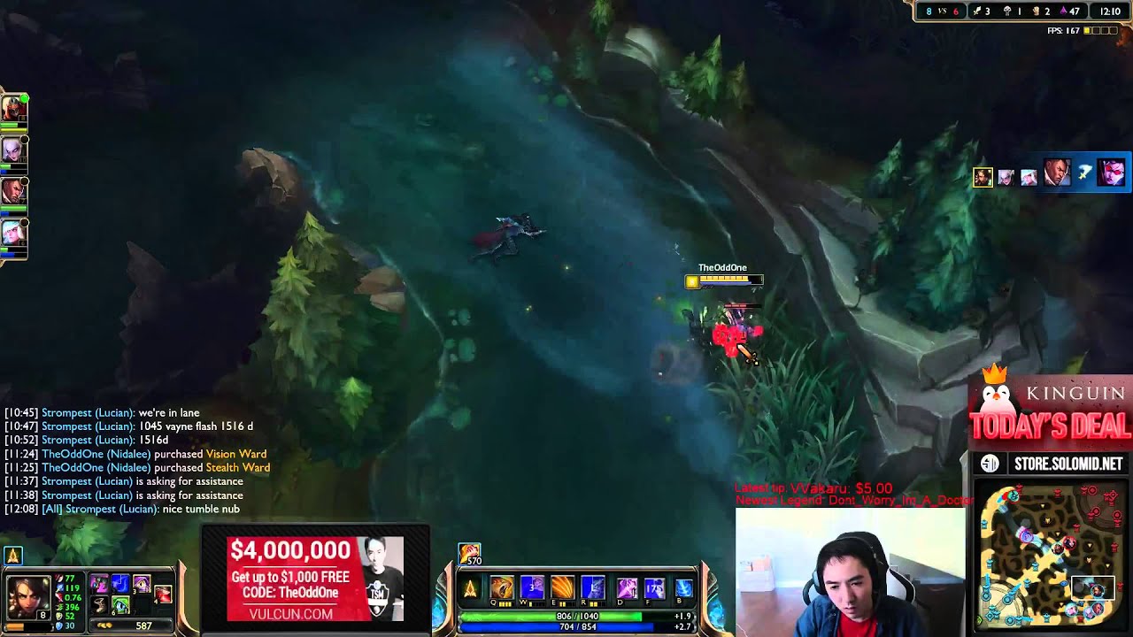 TheOddOne Nidalee Jungle: The Culling Boys - YouTube