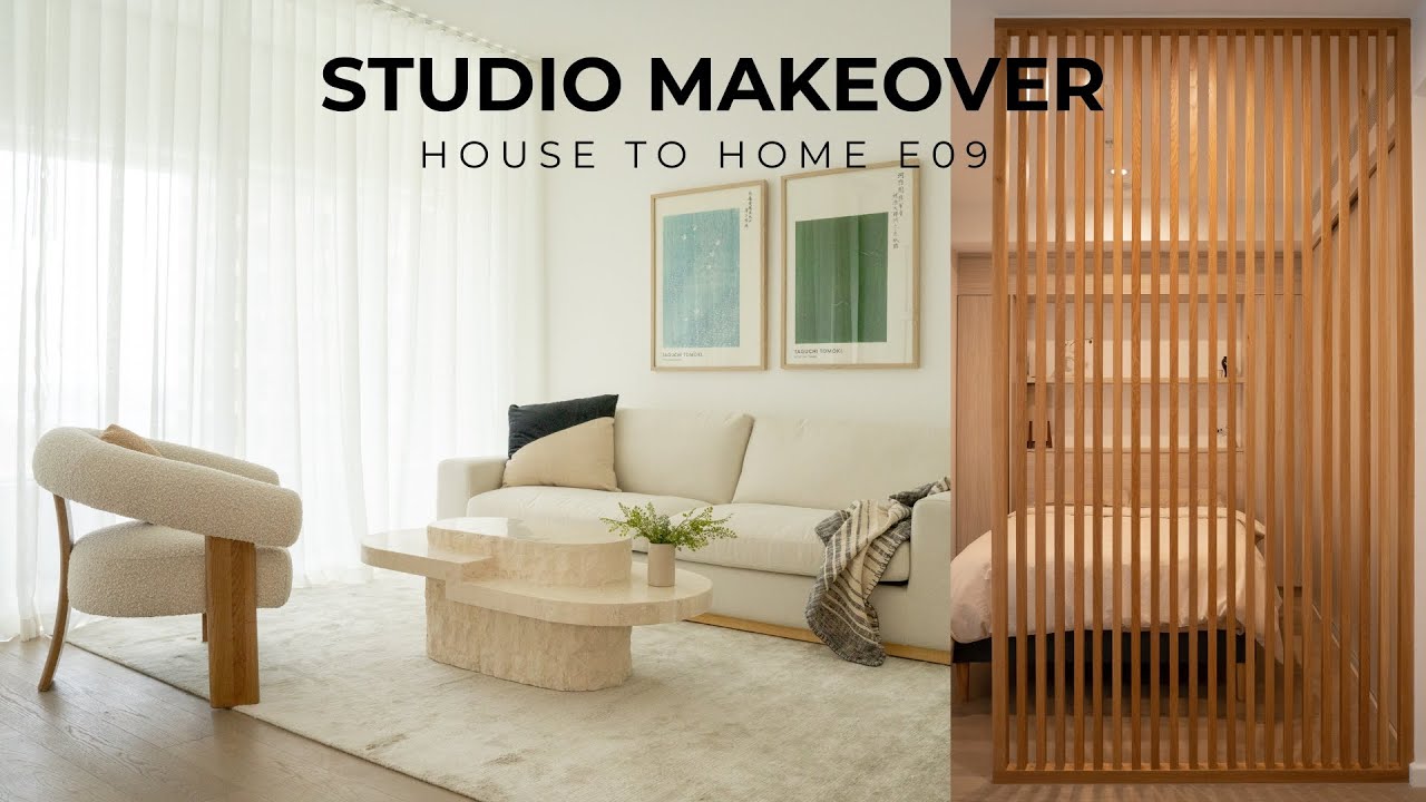 Studio Apartment With A Unique Twist On Japandi & Mid-Century Modern Styles | House To Home E09 ...