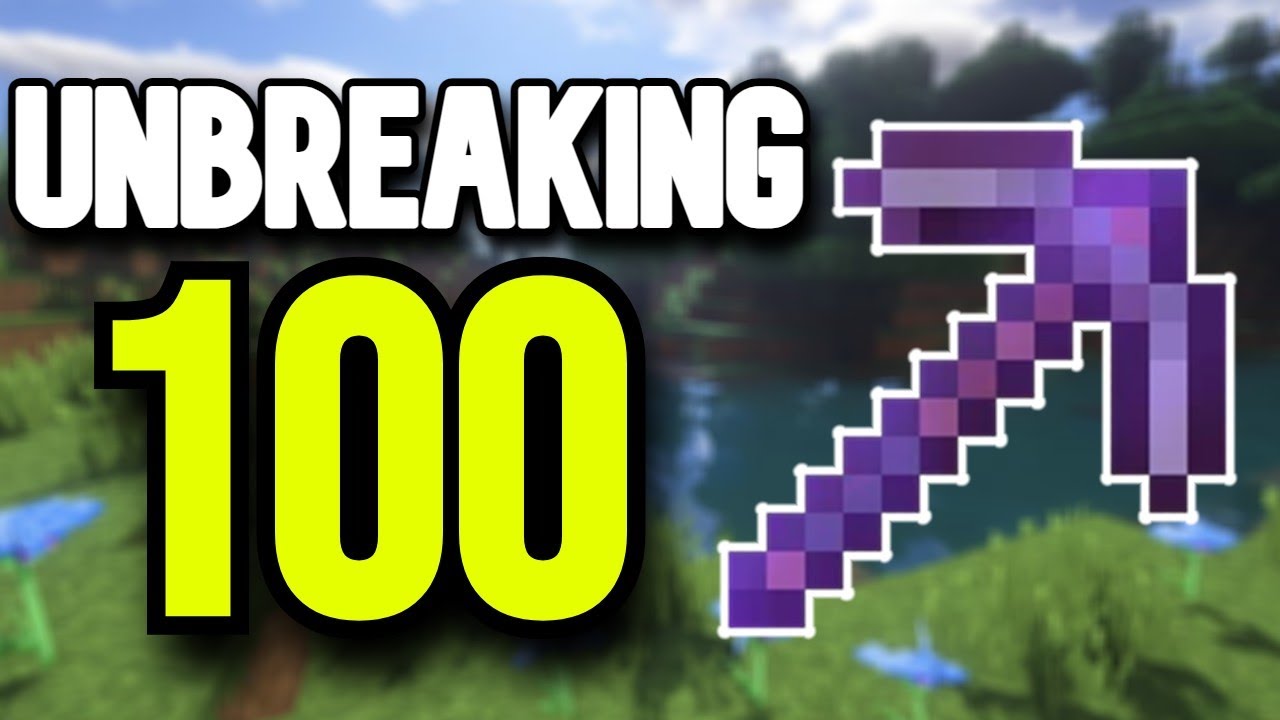 How to Get an Unbreaking 100 Pickaxe in Minecraft (Quick Tutorial ...