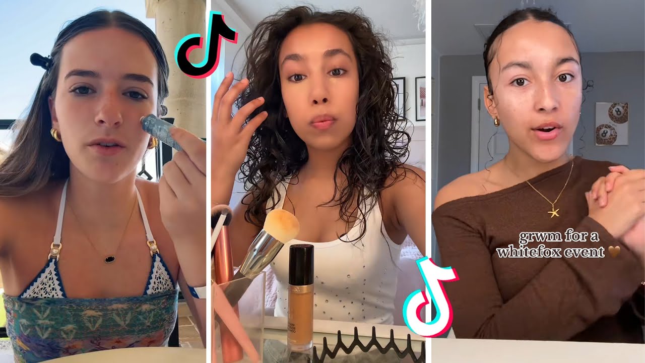 Makeup Tutorial Tiktok Compilation - GRWM ( Get Ready With Me ) ️ ...