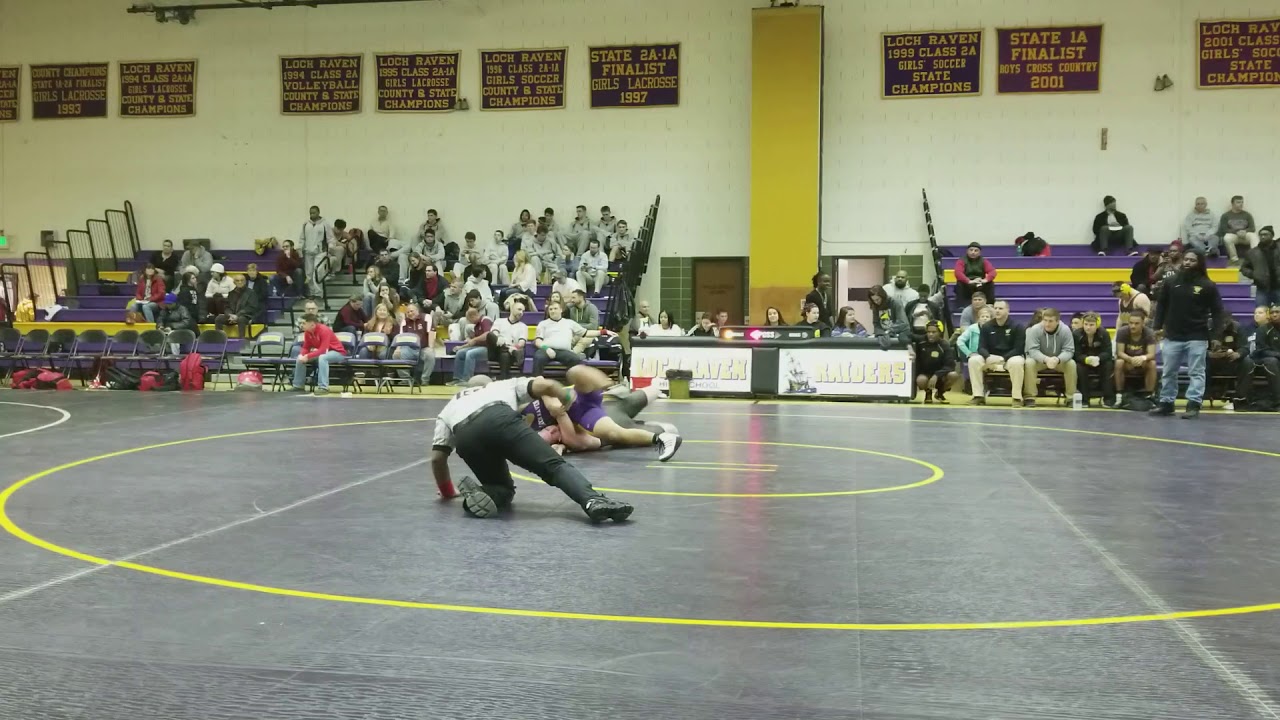 Loch Raven 2017 v Parkville (LR Duals) 160 Connor Persaud - YouTube