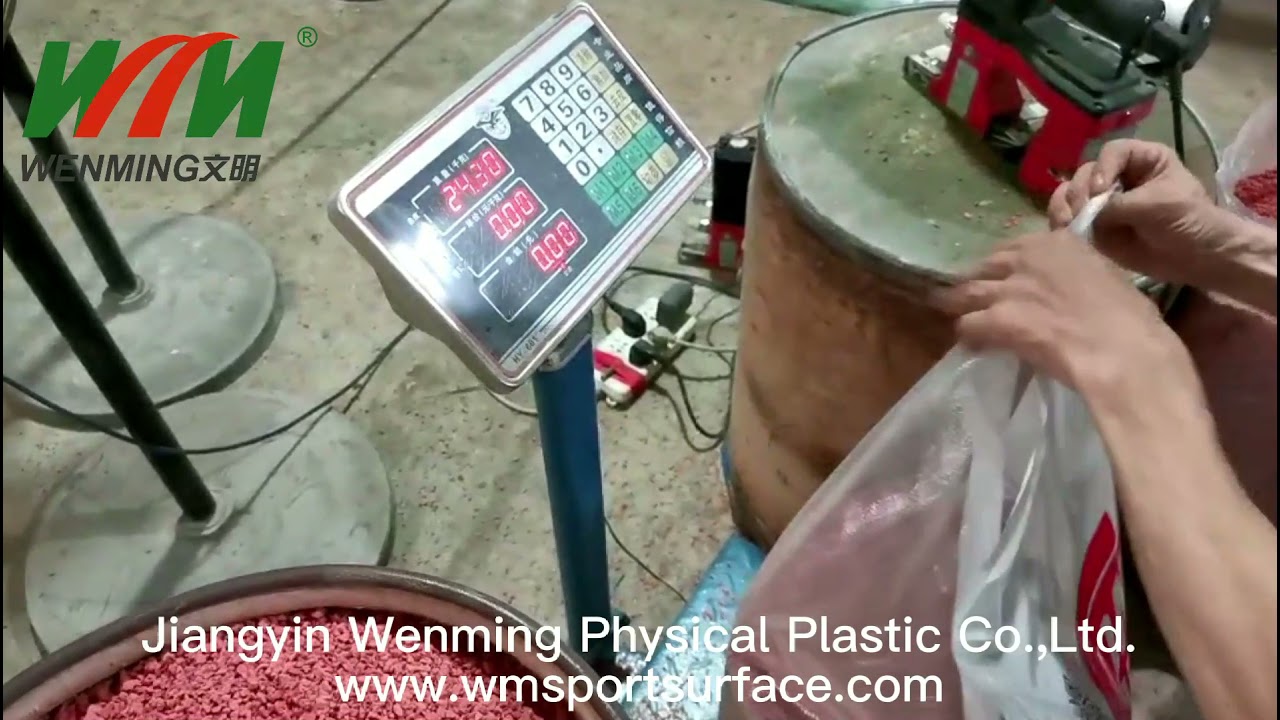 EPDM rubber granules production process demonstration. - YouTube