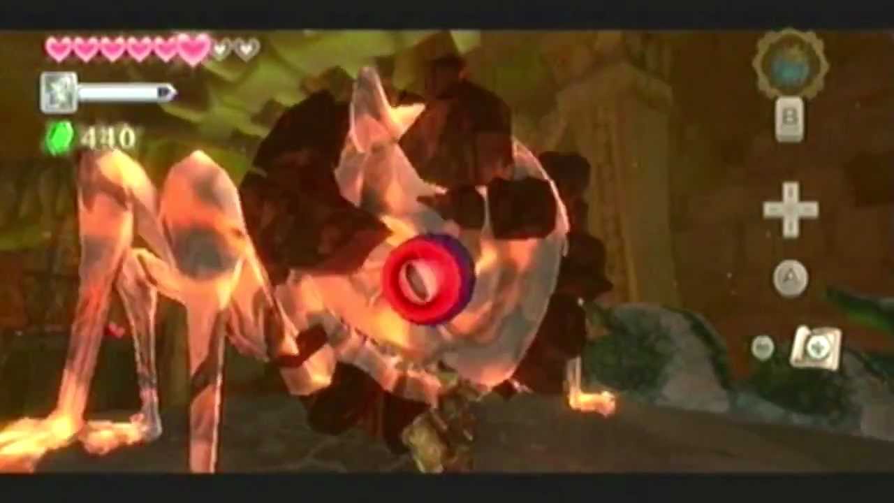 The Legend of Zelda Skyward Sword Boss:Pyroclastic Fiend Scaldera - YouTube