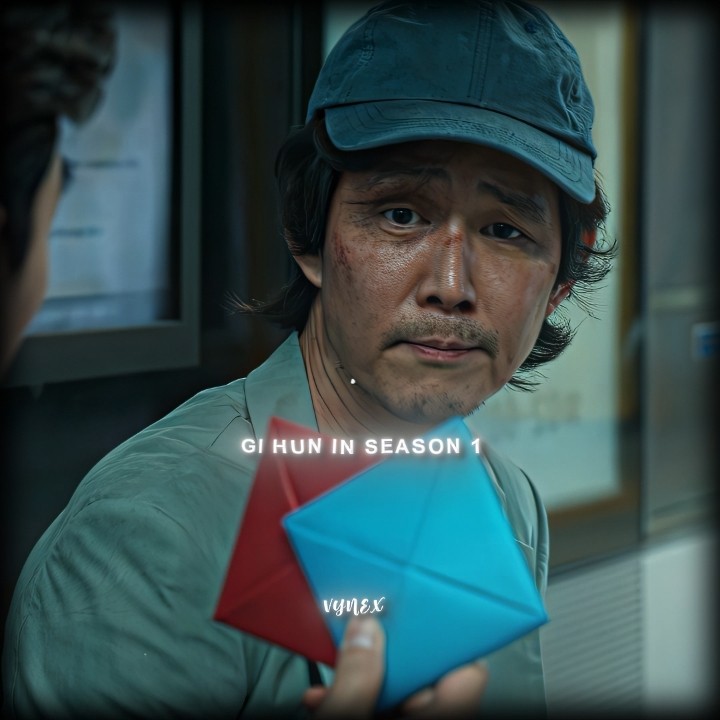 Gi Hun In Season 1 Vs Season 2 ☠️🔥#squidgame #gihun #edit #shorts - YouTube