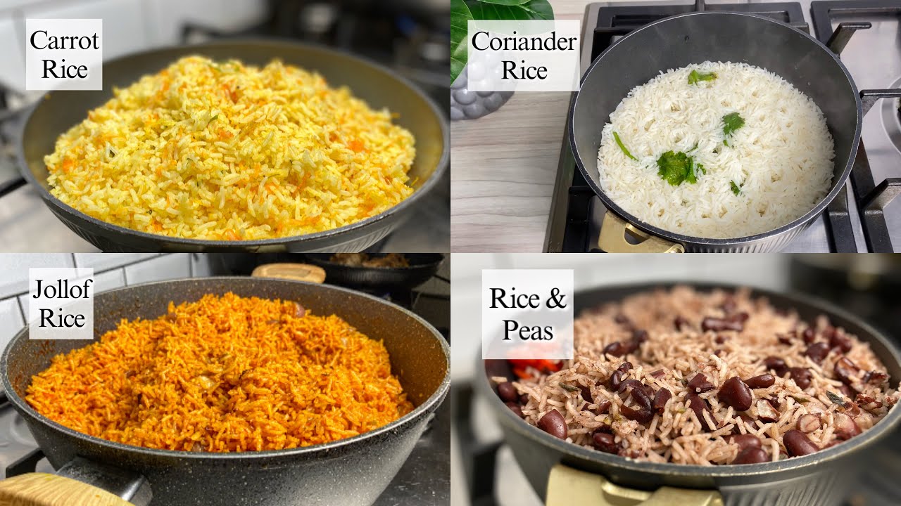 4 rice recipes everyone should know! - YouTube