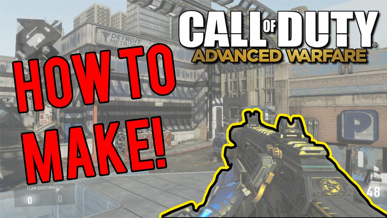Call of Duty AW: How to MAKE the Bal-27 Obsidian Steed! (AW How To Make ...