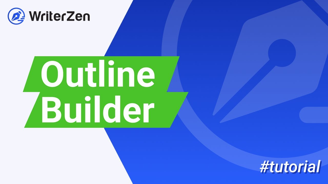 4.1. Writing An Outline With WriterZen? (Content Creator #1) - YouTube