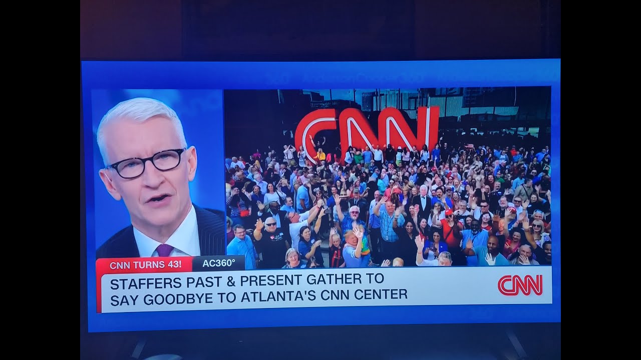 Former CNN Employees Say Goodbye to Atlanta's CNN Center - YouTube