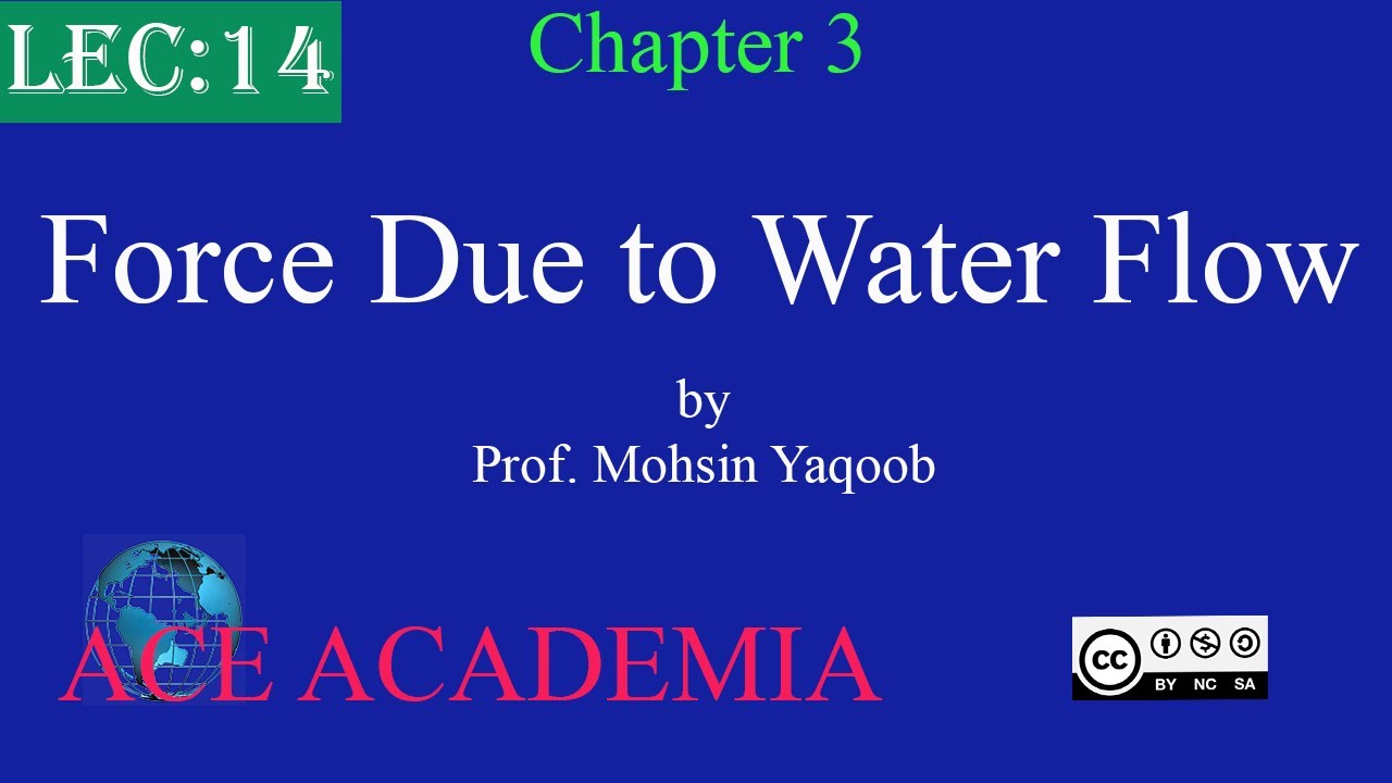 Force Due to Water Flow | Chapter 3 Motion and Force | Lecture 14 ...