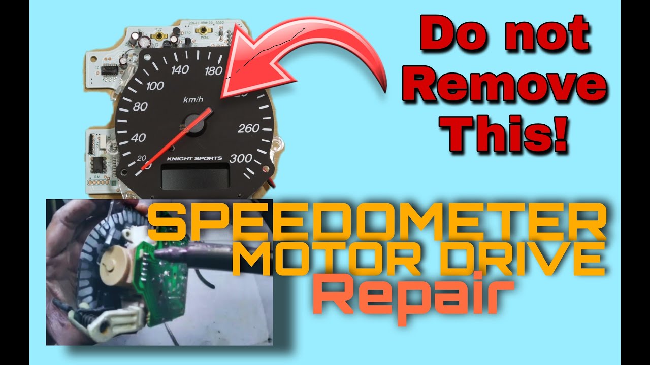 How to FIX a Speedometer gauge motor drive the PROPER WAY - YouTube