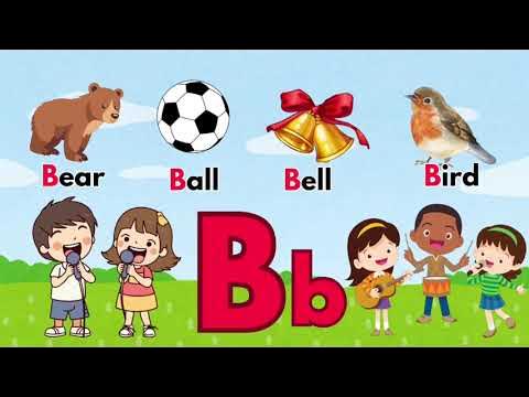 Phonics Sounds Of Alphabets | Letter B | B is for Bear, Let's Learn the ...