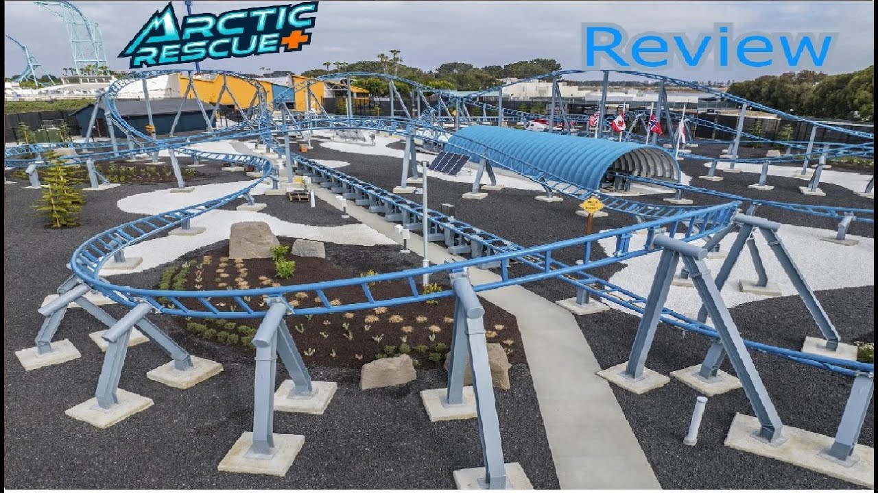 Arctic Rescue Review - Intamin Straddle Coaster SeaWorld San Diego ...