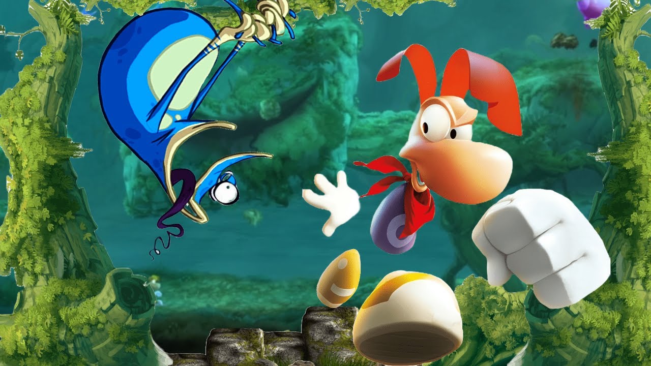 We walked in the Enchanted Forest.Rayman Legends.Level 3.Two Player ...