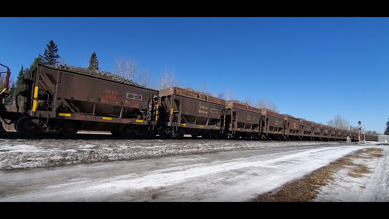 CN T BIRD ( ORE JENNIES ) on the Iron Range of Minnesota on 2 23 2020 ...