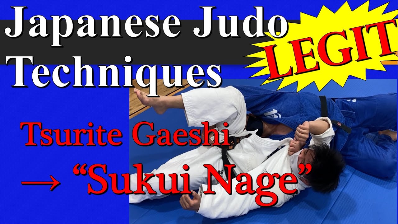 Tsurite Gaeshi → Sukui Nage (Japanese Judo) - YouTube