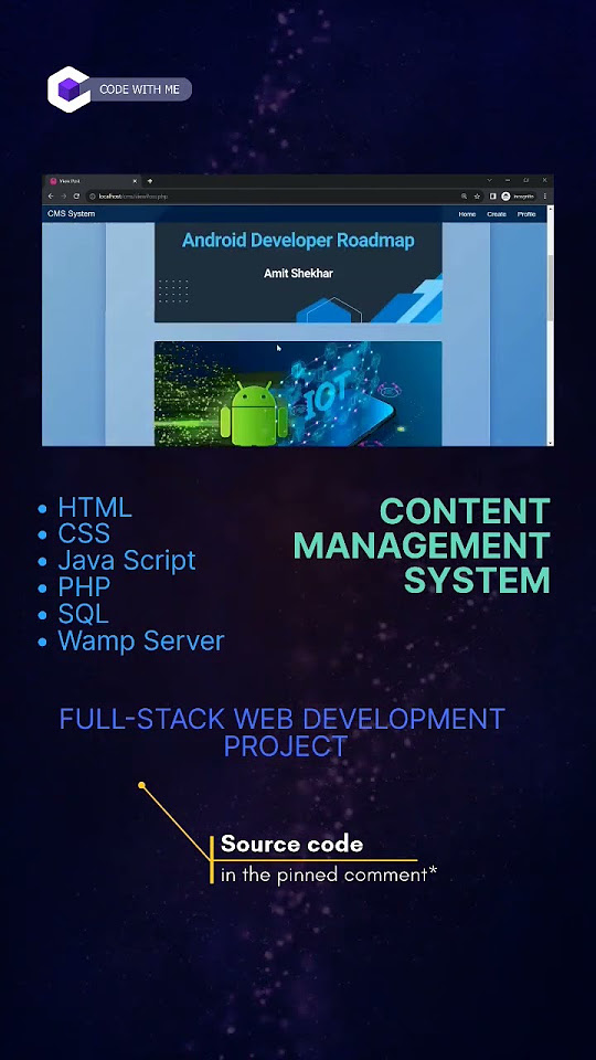 CMS Project #codinglife #project #fullstackdevelopment #webdevelopment #contentmanagementsystem ...