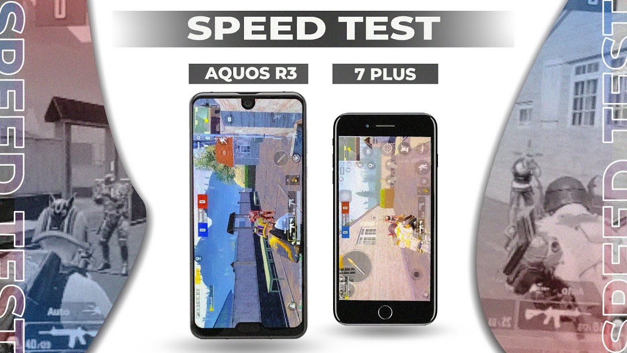 iPhone 7plus vs Aquos R3 Full comparision Pubg Test | which is Best ...