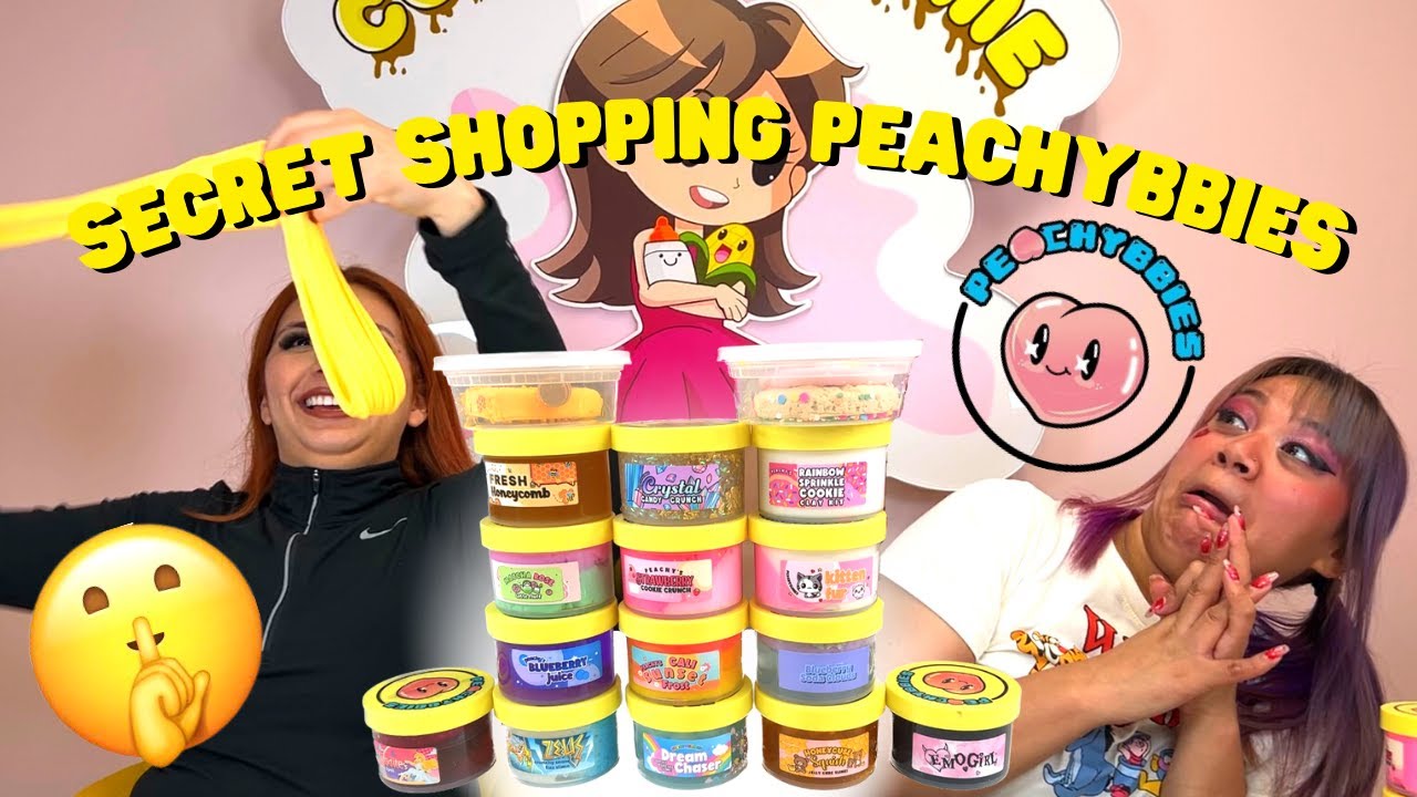 I secret shopped from PeachyBbies! $200+ of slime 😳 - YouTube