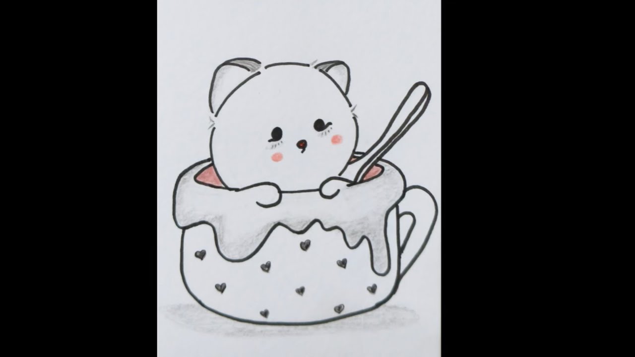 Cute drawings 🥰 Free time art 🖼️ Art therapy #satisfying# ...