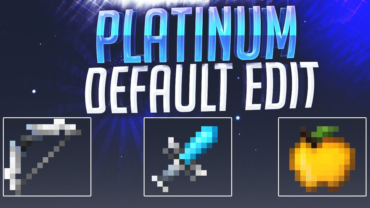 REVIEW TEXTURE PACK PVP MINECRAFT 1.8/1.9/1.10 "Platinum 16x" - YouTube