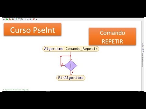 PseInt. FUNCIÓN REPETIR. Usuario y Contraseña - YouTube