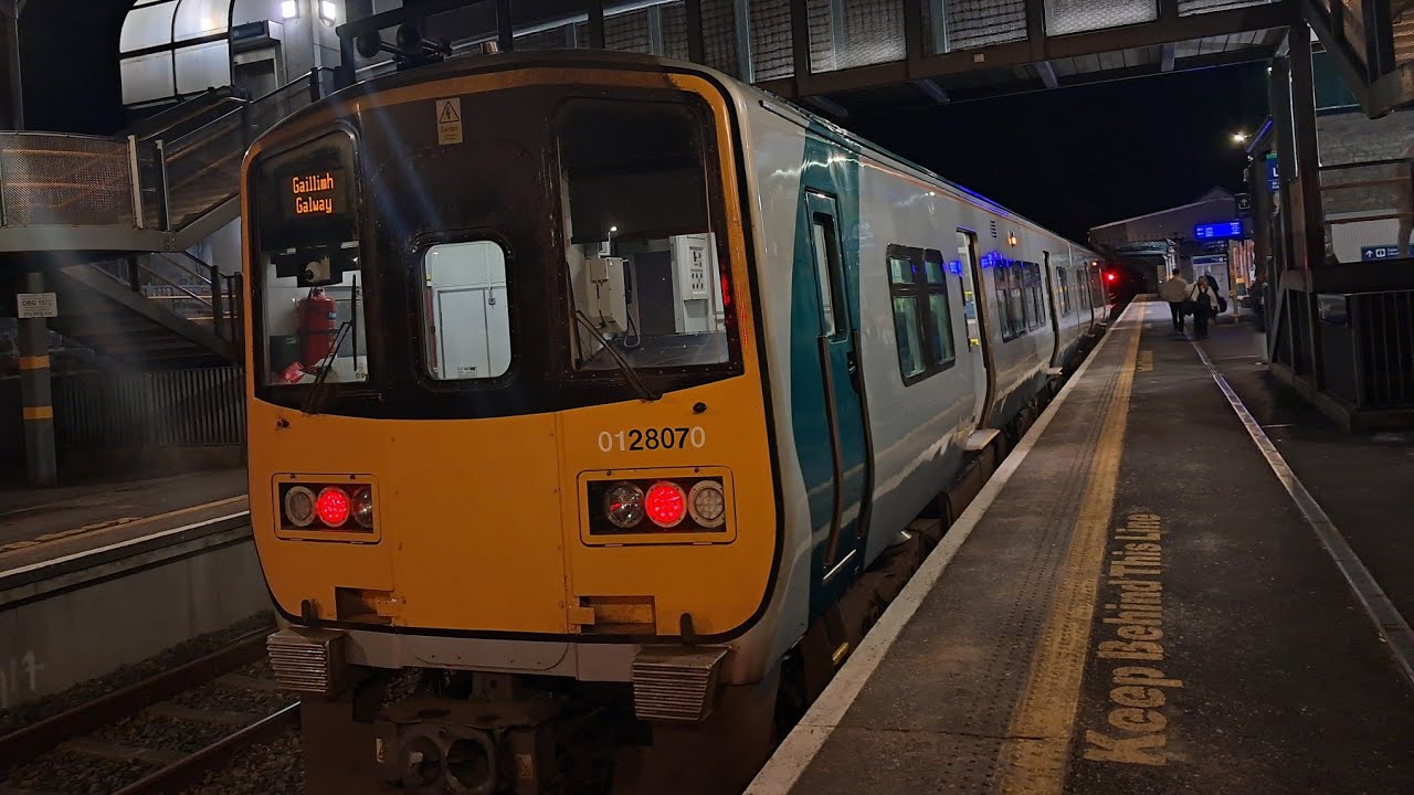 Journey Onboard Irish Rails 2800 Class Railcar Set 2807/08 Working A488 ...