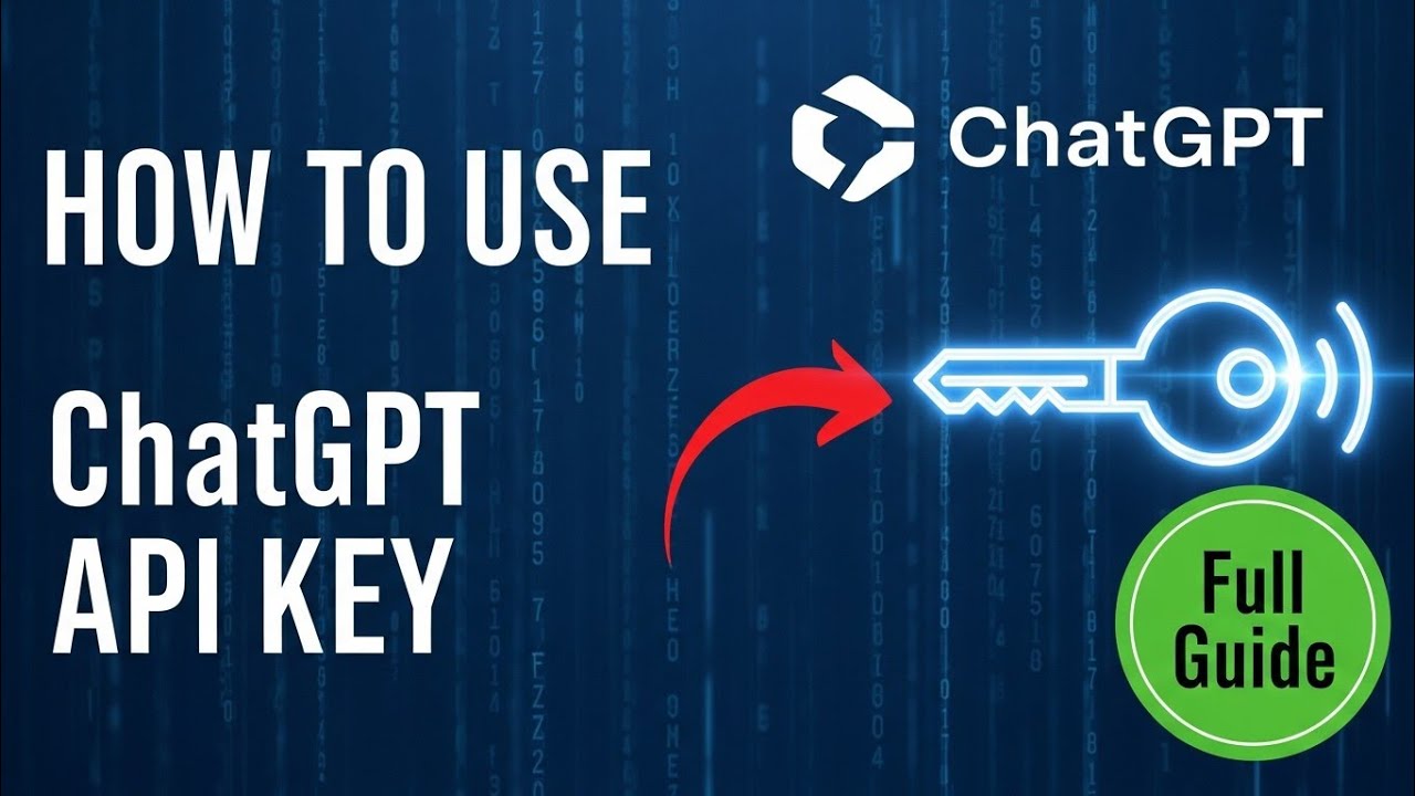 How To Use ChatGPT API Key (Full Guide) 2025! - YouTube