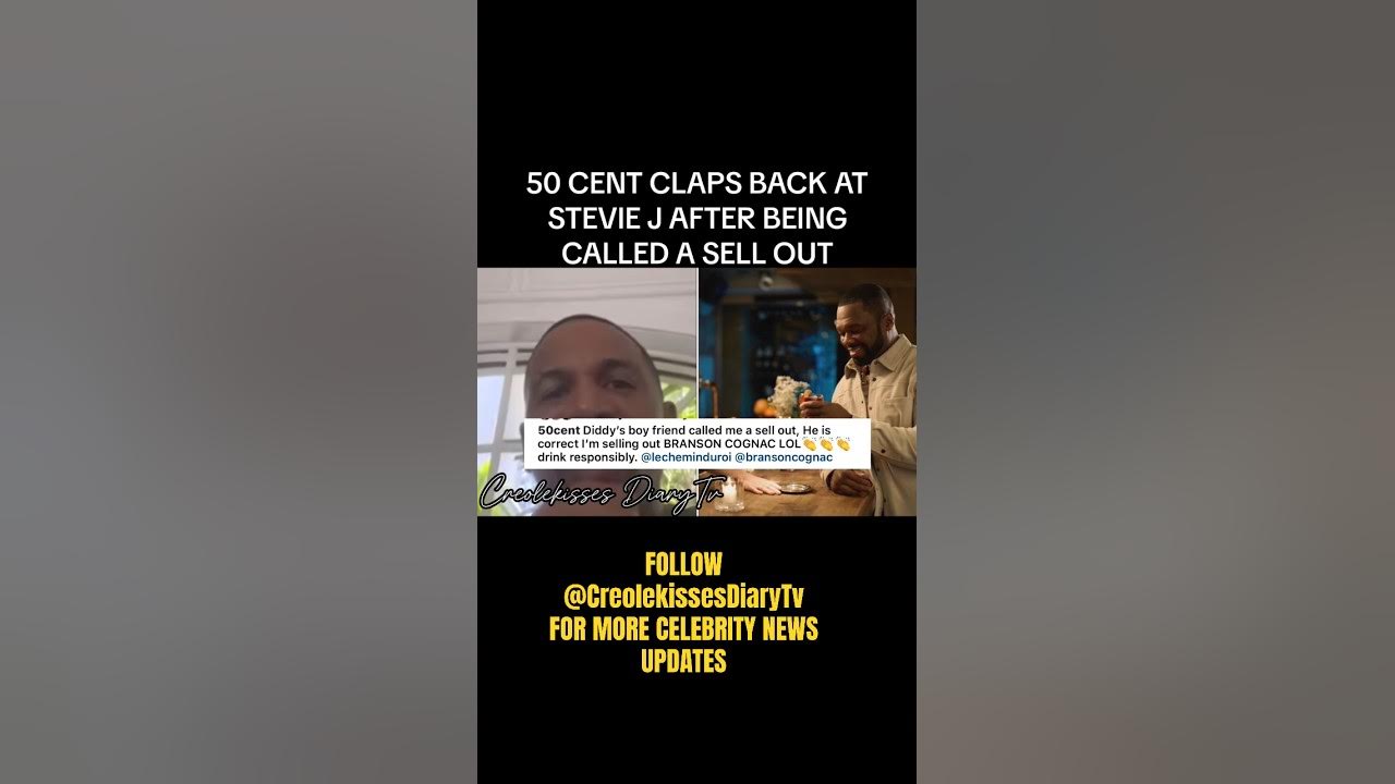 50 CENT CLAPS BACK AT STEVIE J AFTER BEING CALLED A SELL OUT! #50cent #steviej #shorts - YouTube