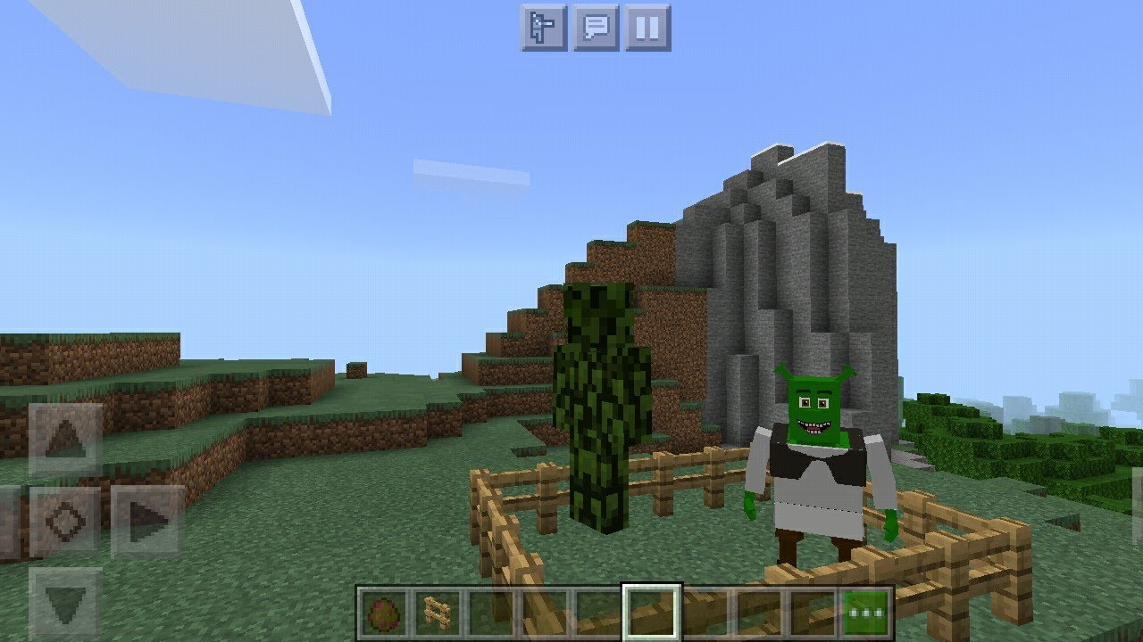 Shrek in minecraft - YouTube