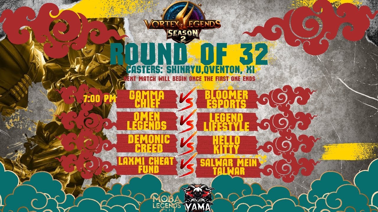 VORTEX OF LEGENDS SEASON 2 Round of 32 - YouTube
