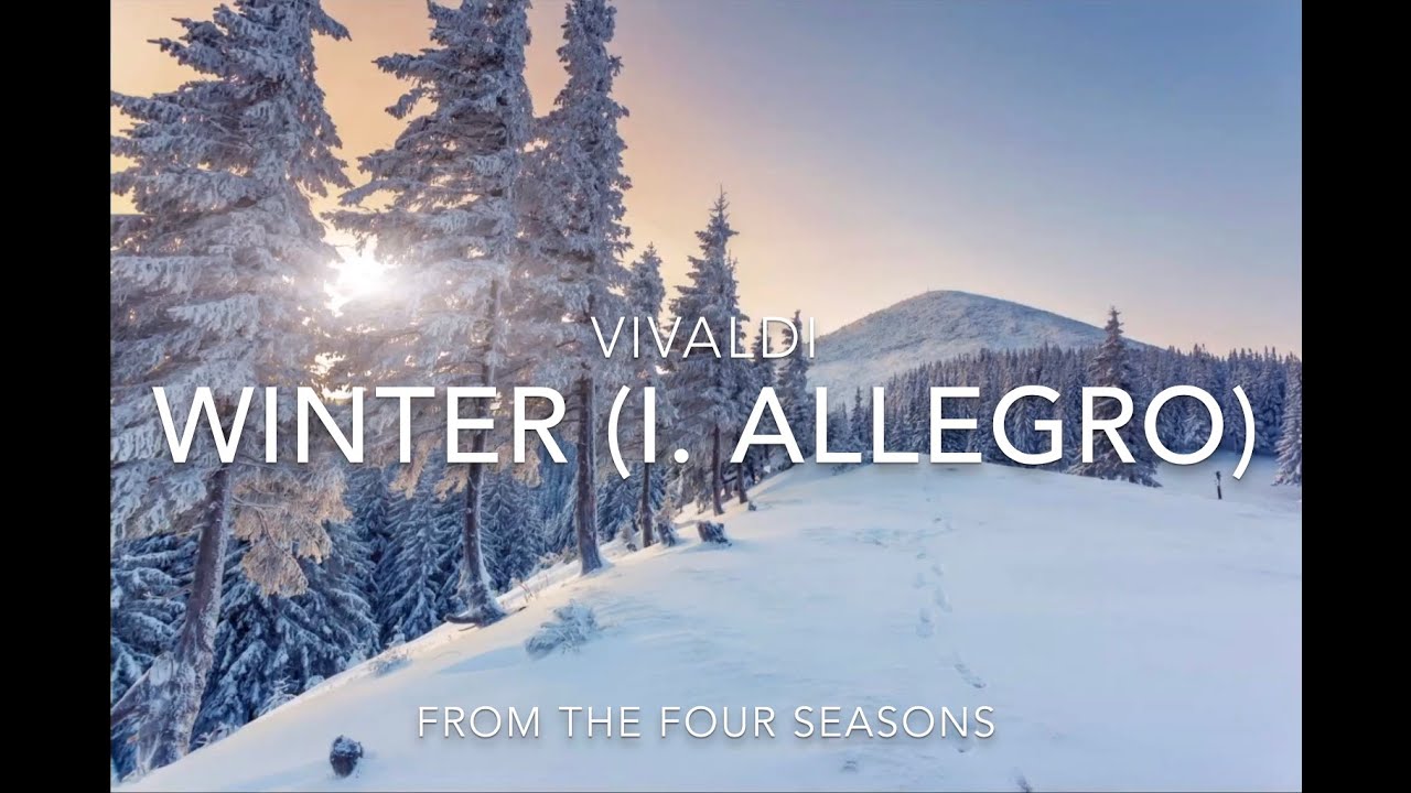 Vivaldi - Winter (I. Allegro) from The Four Seasons - Piano ...