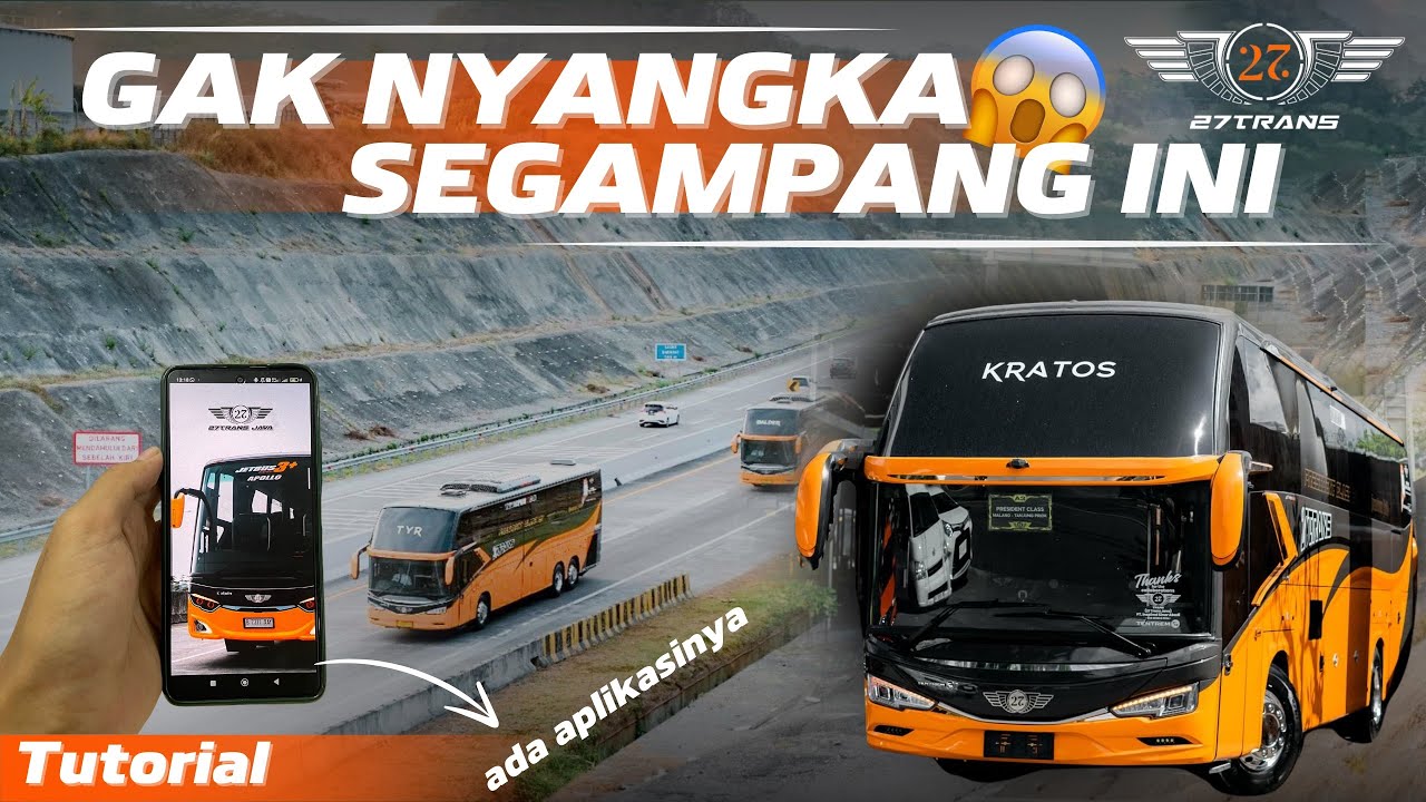 PESAN TIKET BUS 27 TRANS VIA ONLINE SEGAMPANG INI‼️VIA APLIKASI 27 ...