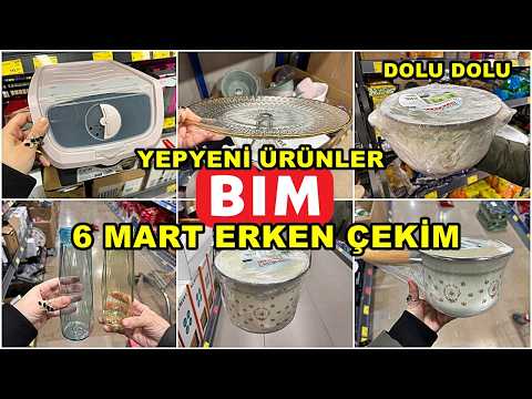 BİME GELDİ HEMEN ALDIK💃BİM 6 MART 2026 CUMA💃/GERÇEK İLK VE TEK ERKEN ÇEKİM❗️/YEPYENİ ÜRÜNLER/