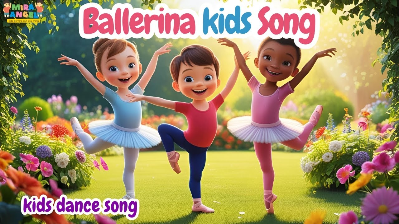 Ballerina Song | Learn and Dance Like a Ballerina! Fun Dance Song for ...