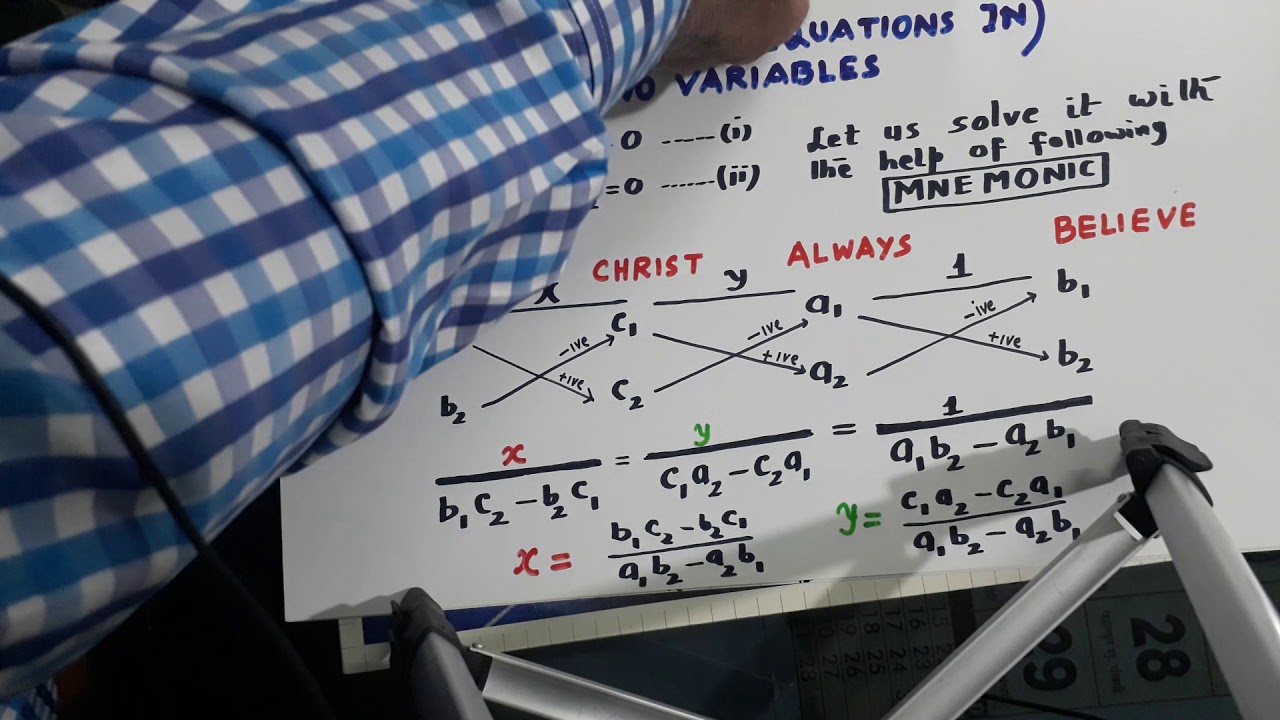 CROSS MULTIPLICATION METHOD YouTube CROSS MULTIPLICATION METHOD YouTube