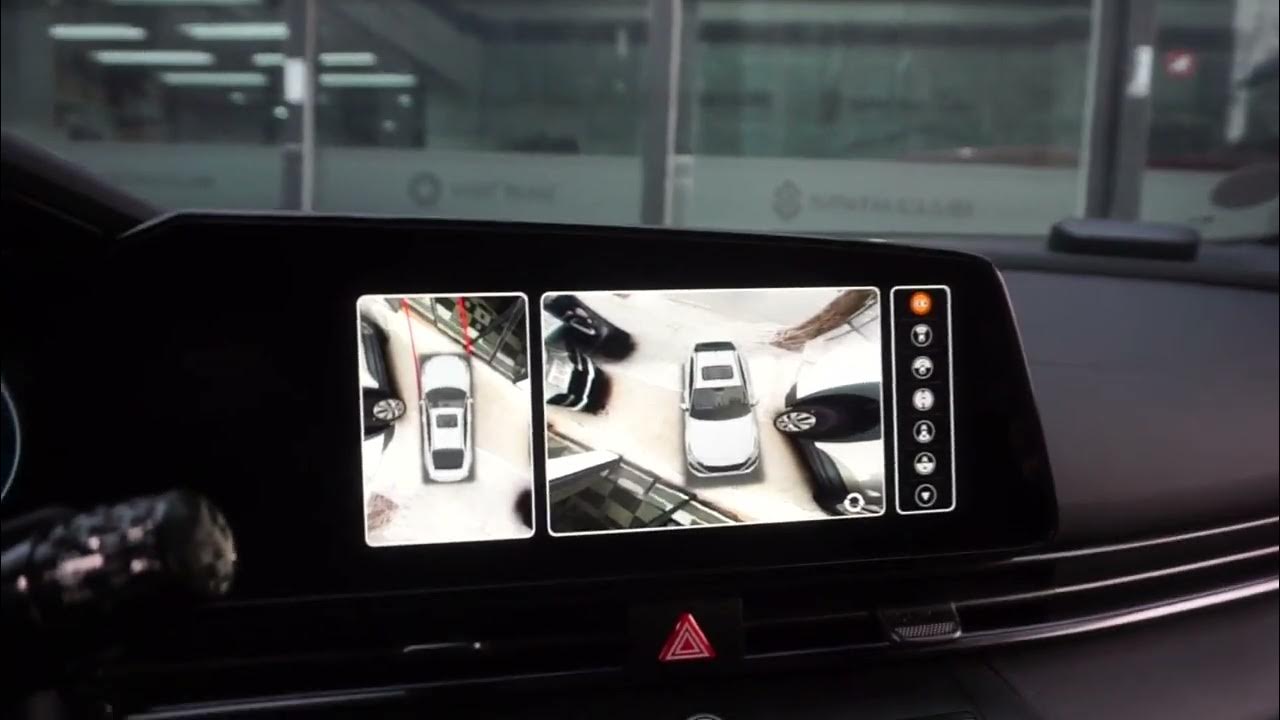 아반떼CN7 3D플러스뷰 주차옵션. - YouTube