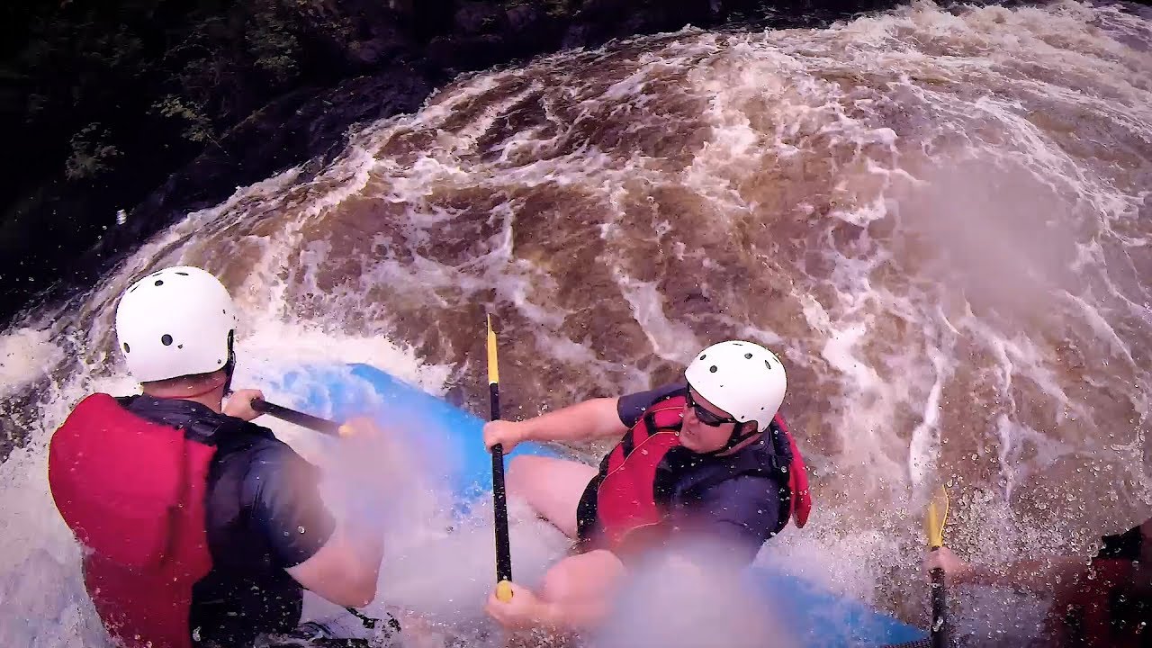 Whitewater Rafting on the Menominee River (Wisconsin/Michigan, USA ...