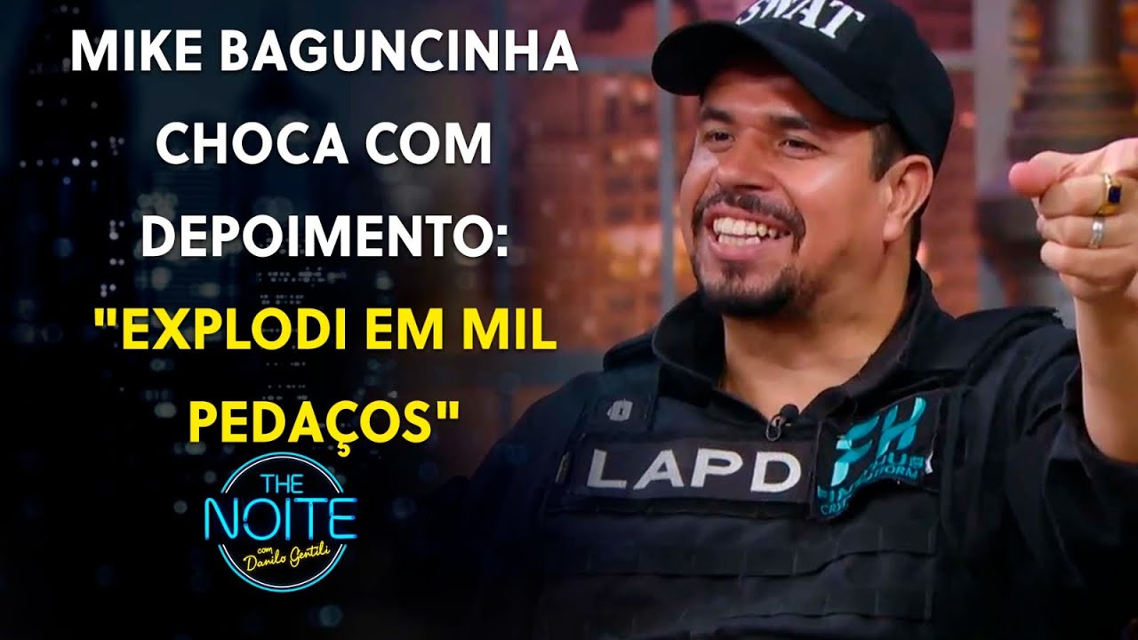 Mike Baguncinha vira estrela de Hollywood | The Noite (03/01/25) - YouTube