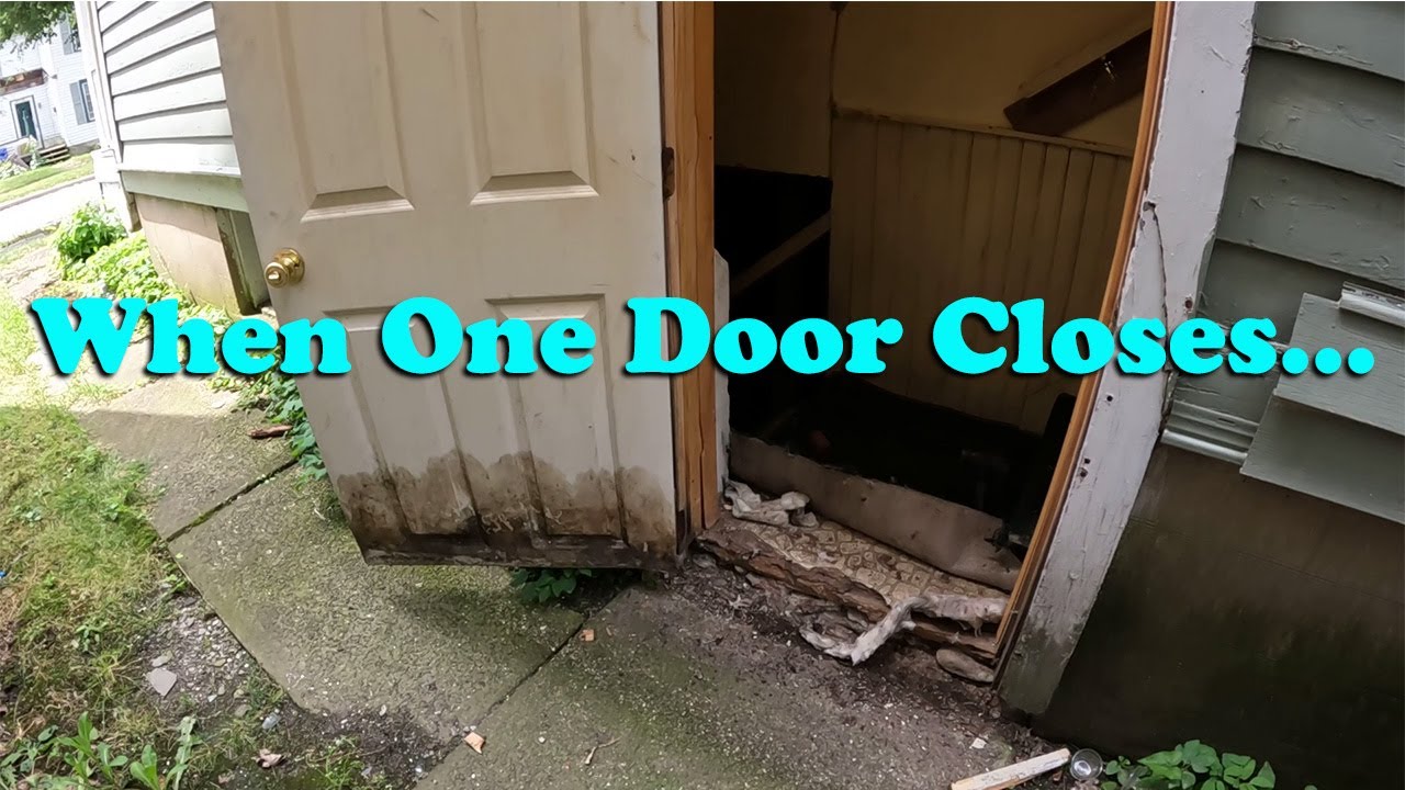 Replacing An exterior door - Single Family Fixer upper! - YouTube