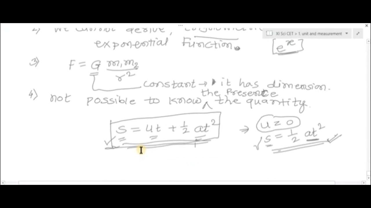 Limitations Of Dimensional Analysis And Errors YouTube limitations-of-dimensional-analysis-and-errors-youtube
