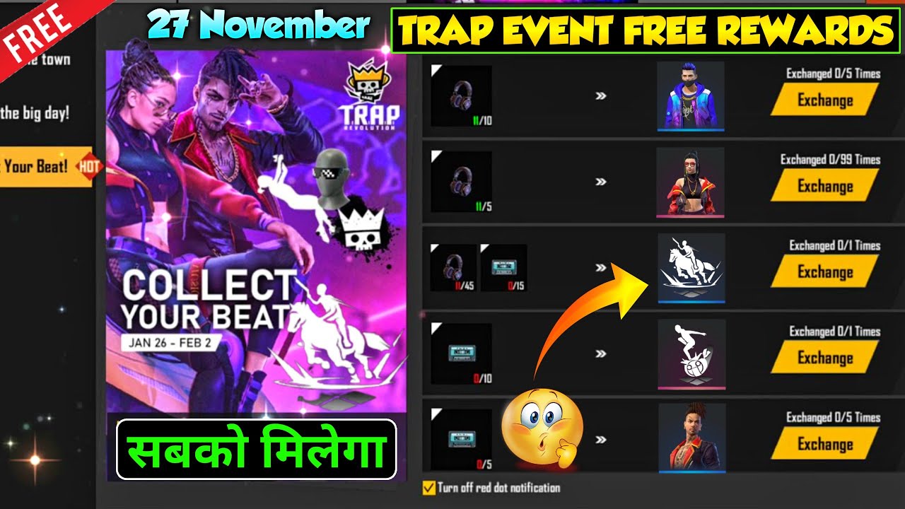 Trap Event In Free Fire - YouTube