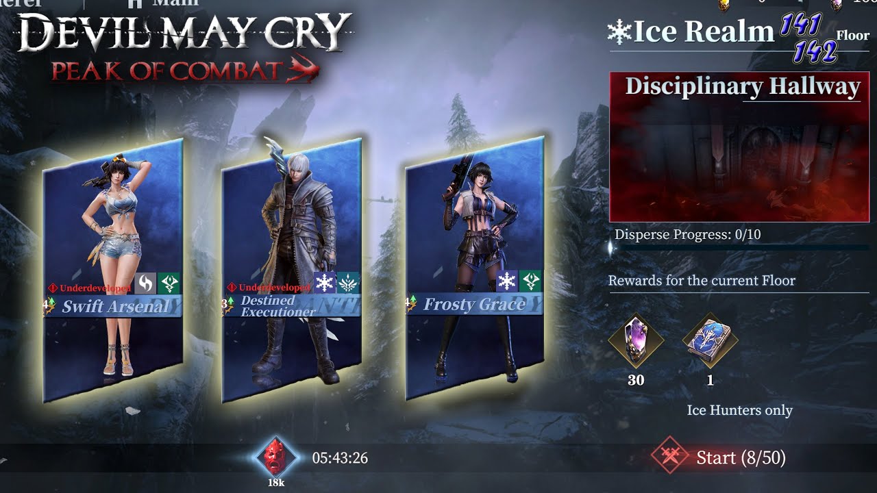 Ice Realm Floor 141-142 | Devil May Cry: Peak of Combat | ASIA - YouTube