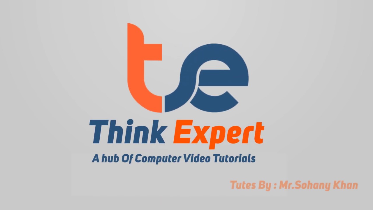 Think Expert Logo Design - YouTube